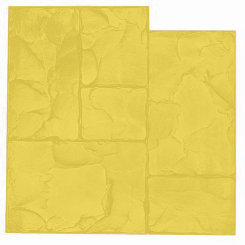 Kraft Tool CC140Y Ashlar Cut - Yellow Texture Mat | Deer Park